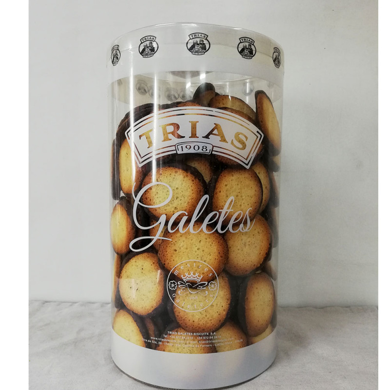 Tejas con chocolate Trias| Granel | 100g min